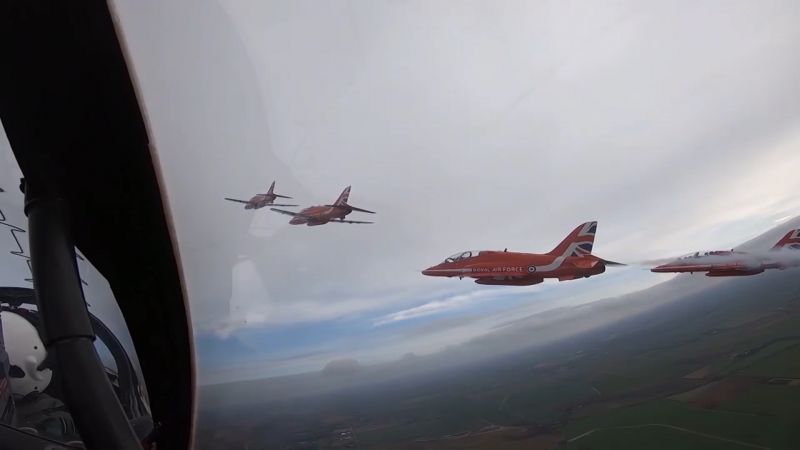Red Arrows Develop New Routines During Winter Training