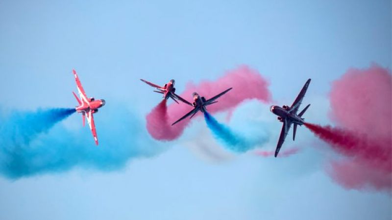 Could Red Arrows' Smoke Trails Be 'Going Green' To Combat Climate Change?