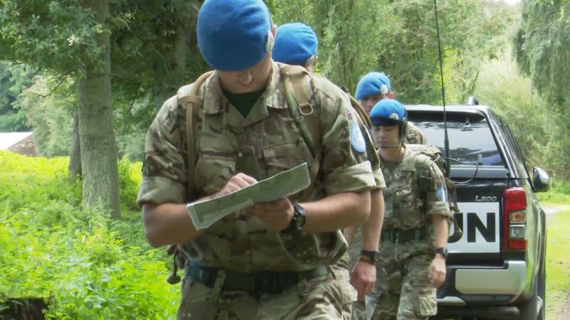 6 Rifles Reservists Train Ahead Of Peacekeeping Deployment