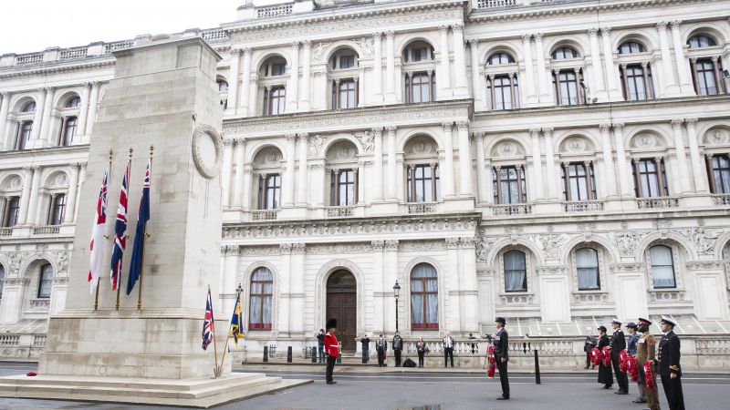 Royal British Legion Marks Centenary With Wreath-Laying Ceremony