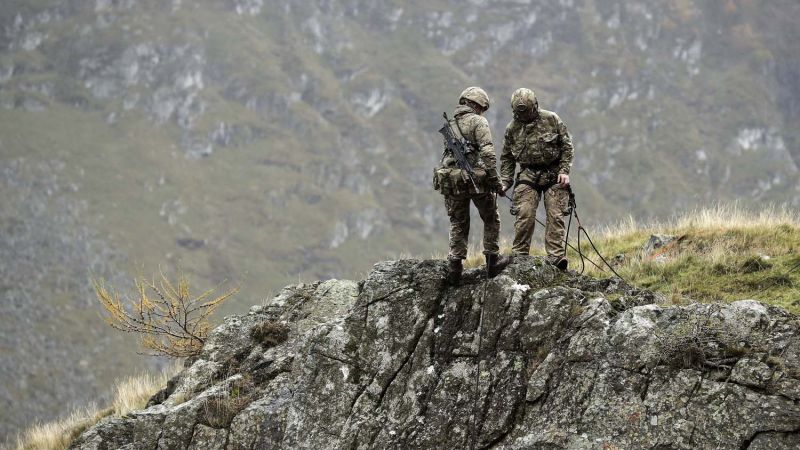 Royal Marines Prepare For Arctic Deployment In Scottish Highlands