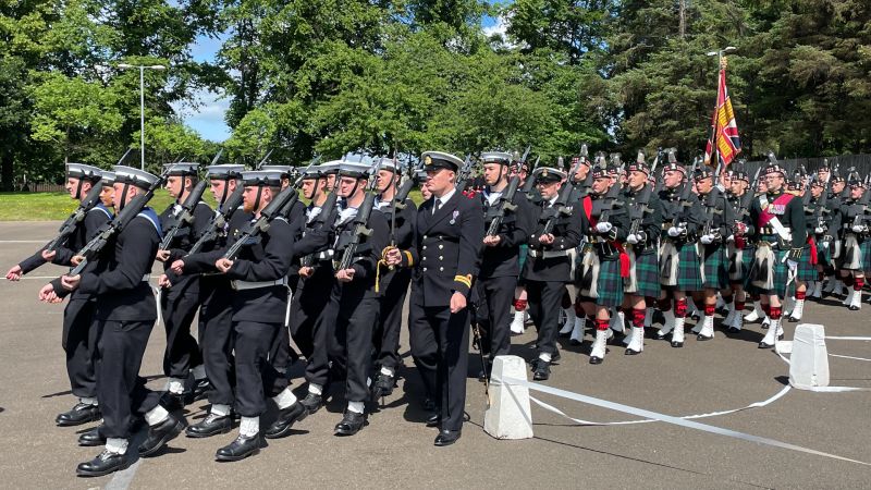 Navy and Army get ready for key role in Scottish coronation event