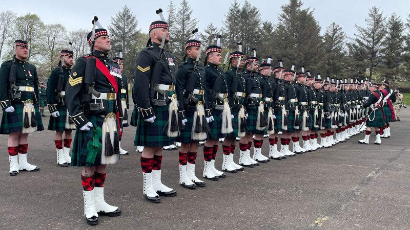 Regiment with 'very intricate beast' of a uniform passes fit for role ...