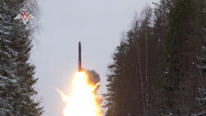 Russia reportedly uses ICBM against target in Ukraine for the first time