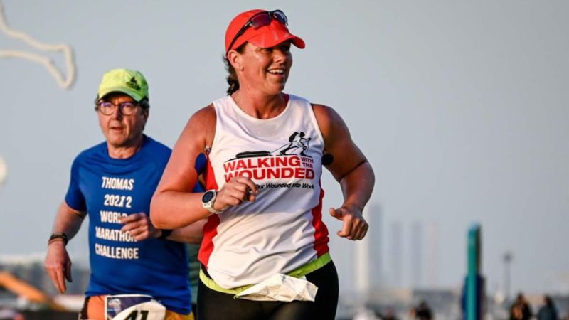 Army Veteran passes halfway point in 7-day marathon challenge