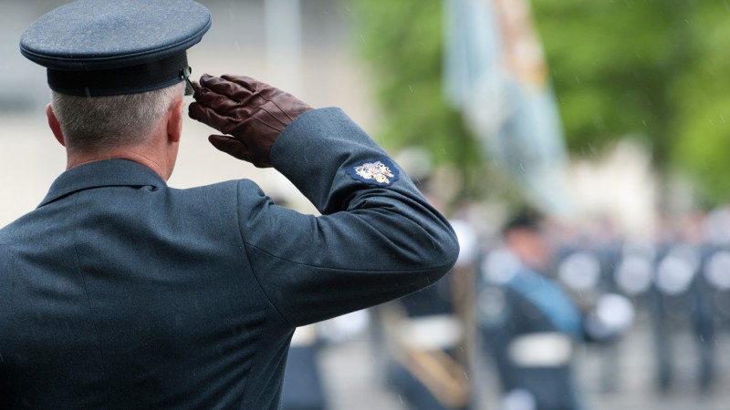 Hundreds Pay Respects at RAF Veteran's Funeral