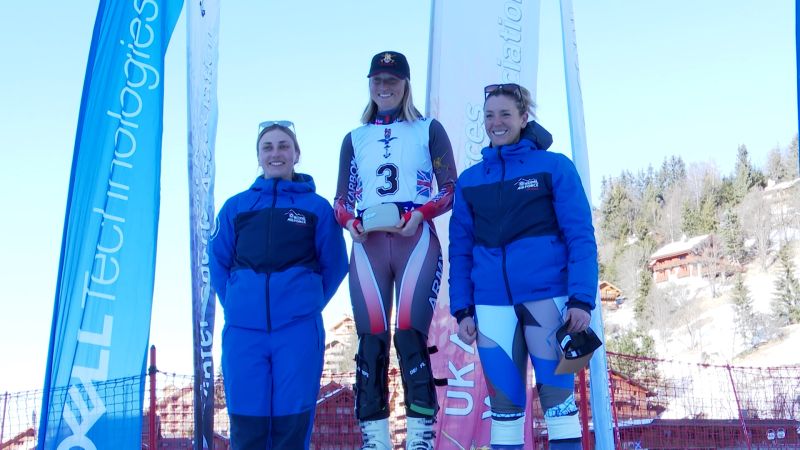 British Army Alpine skier returns from injury to top Super Combined podium