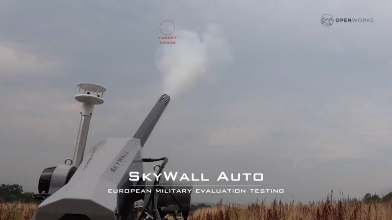 SkyWall: UK-Built Drone Catcher Uses Net To Capture Airborne Tech