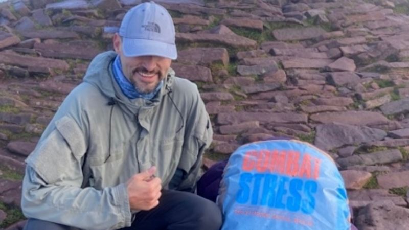 Soldier completes 152-mile charity march carrying 20kg Bergen