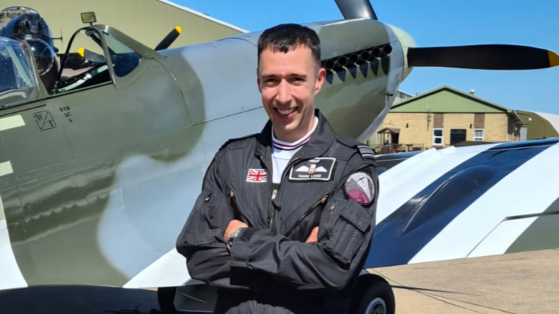 Pilot who died in Spitfire crash hailed as the very best of the Royal ...