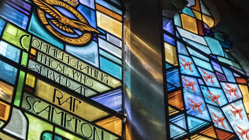 Scampton Church's New RAF Tribute: In Pictures