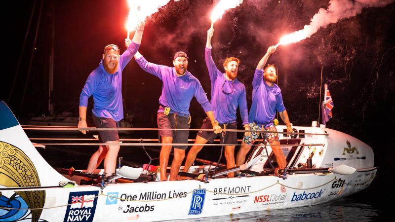 HMS Oardacious become fastest-ever military team to row 'world's ...