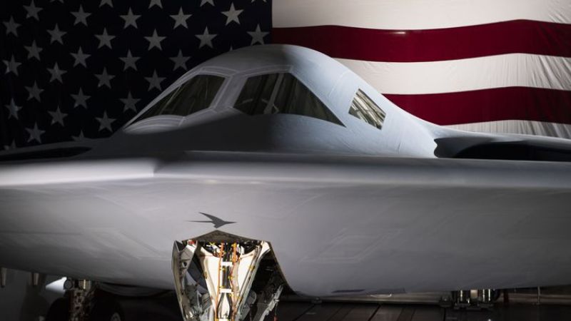 Raider of the lost art: Image just released of USAF's new B-21 stealth ...