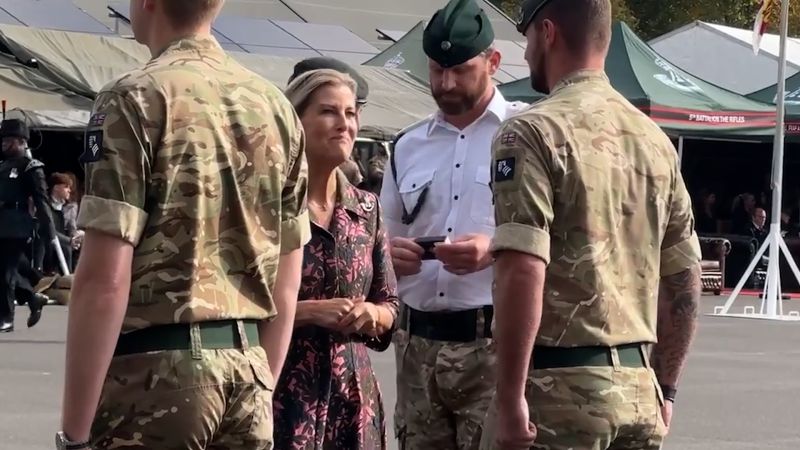 Operation Cabrit: Duchess of Edinburgh welcomes troops home from Nato ...