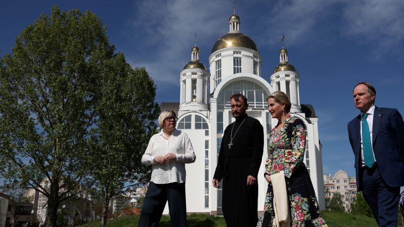 Duchess's tribute to Ukraine's Bucha dead as she becomes first royal to ...