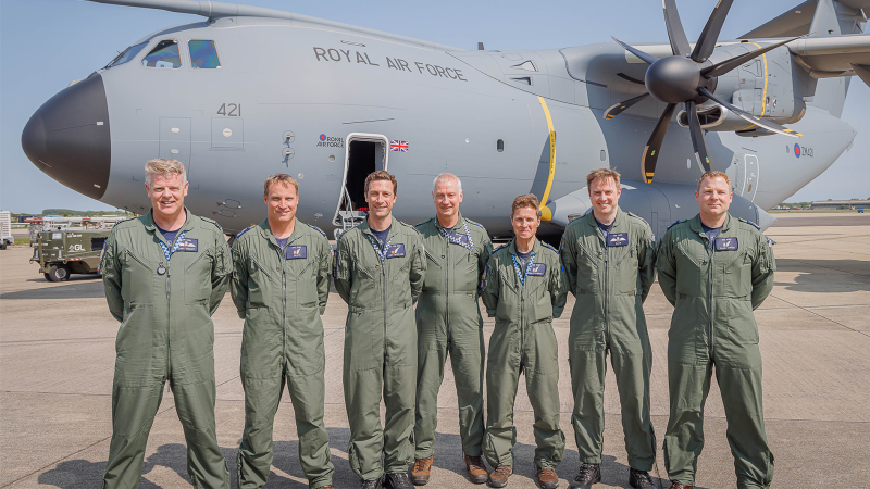 22nd and final Atlas aircraft delivered to complete fleet at RAF Brize ...