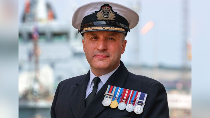 UK Carrier Strike Group welcomes its new commander