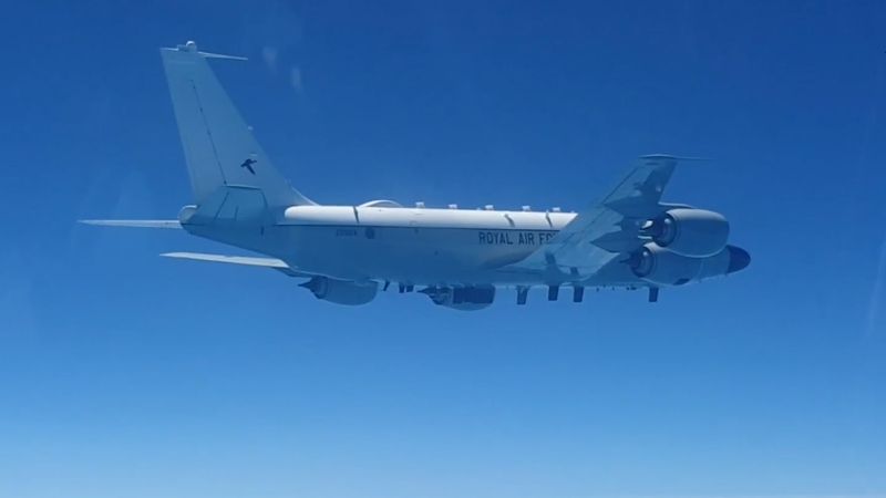 Watch: RAF patrol intercepted by Russian jet fighters in Black Sea