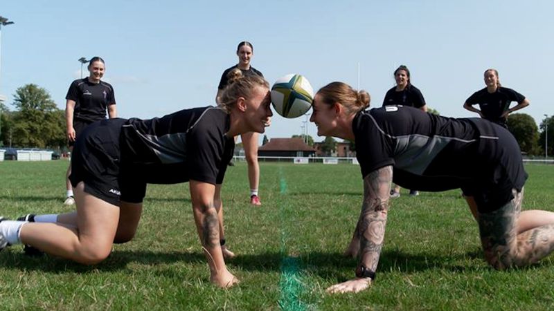 Dizzy drop goal and more: UKAF players take on fun BFBS challenges ...