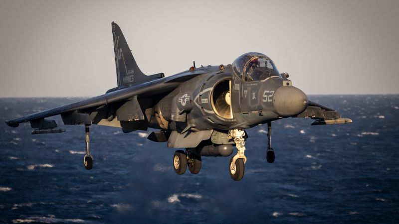 Iconic Harriers still proving their worth as they fly from US Navy's ...