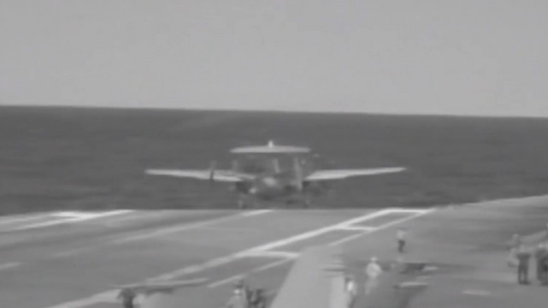Watch: Pilots Save Plane That Fell Off Aircraft Carrier