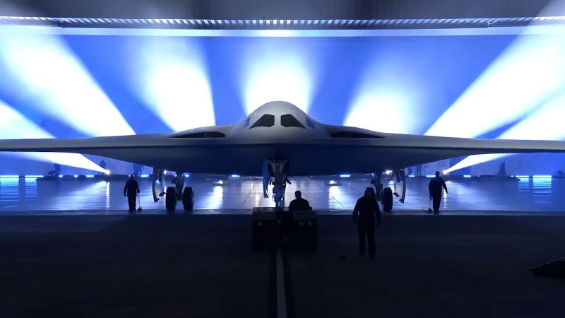 US Air Force unveils new $700m high-tech B-21 Raider stealth bomber