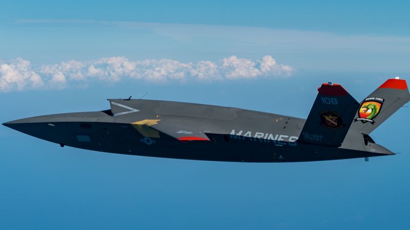 Futuristic US Marine Corps combat drone completes second test flight ...