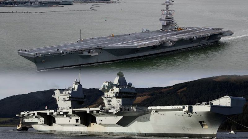 USS Gerald R Ford v HMS Queen Elizabeth: A comparison