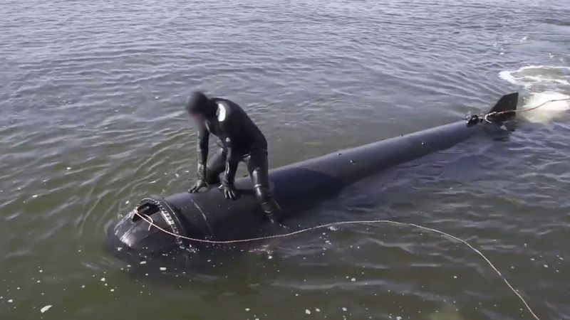 Ukraine's star of the sea: Underwater attack drone starts trials
