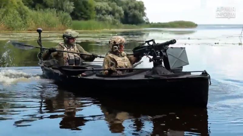 Ukraine's new stealthy combat kayaks armed with grenade launchers