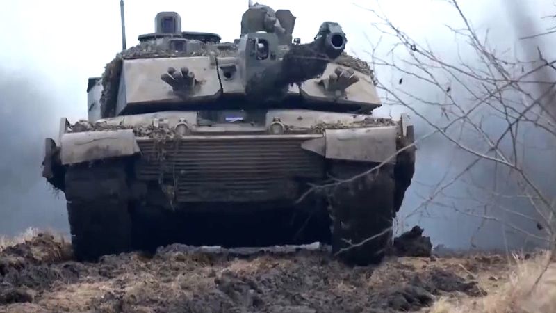 On the frontline in Ukraine with the crews operating the UK-supplied ...