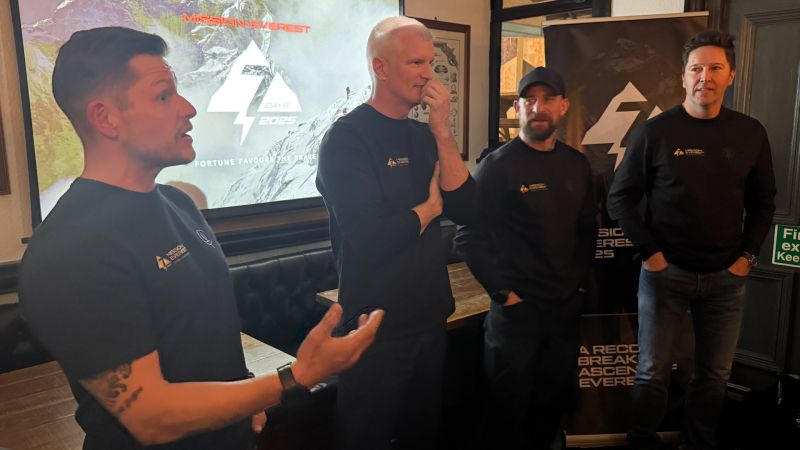 'Fortune favours the brave' Mission: Everest team attempts summit like ...