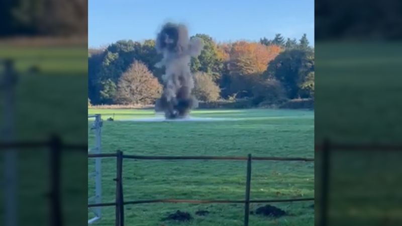 British Army carries out controlled explosion of WW2 munitions found in ...