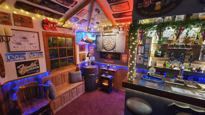 Pub shed of the year: A look inside veteran's mancave with a taste of ...