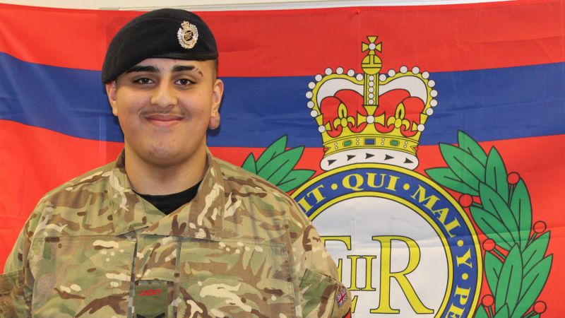 Army Cadet Shares With Royalty How His Detachment Helped Turn His Life ...