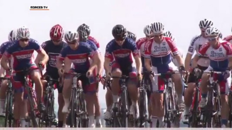 Services Hit The Road For Cycling Championships