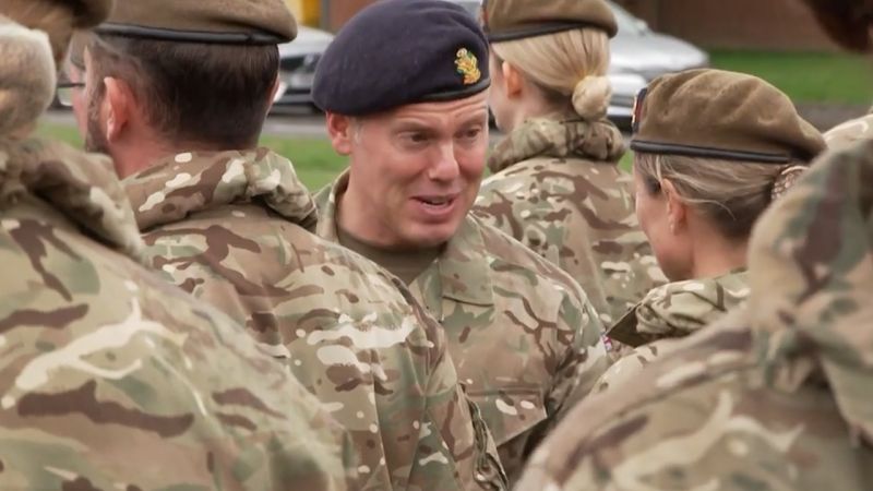 Judge Rinder swaps robes for combats during inspection of Royal Corps ...
