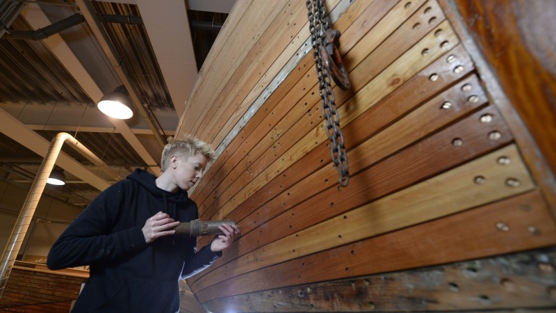 Dunkirk Boat Transformed...Into A Classroom