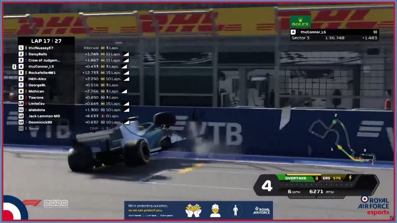 RAF Crowns Its First Formula One E-Sports Champion