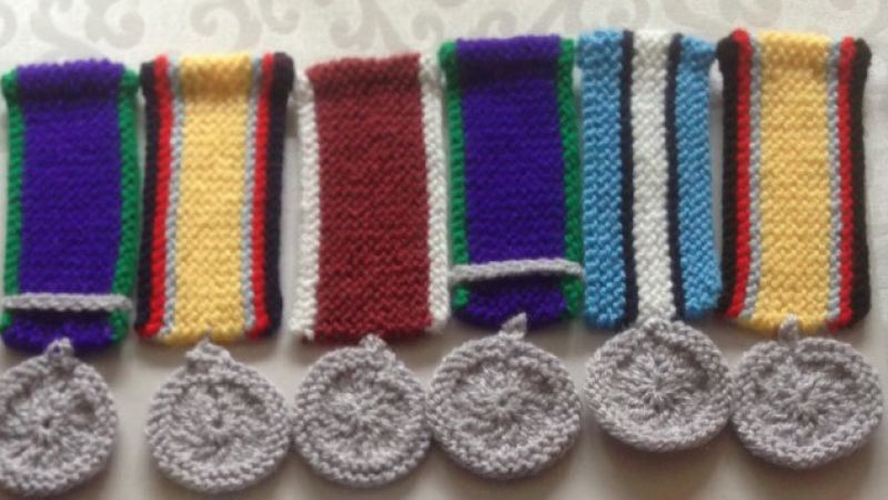 Knitting For Remembrance: The Magnificent Mini Medals You Can Help Create