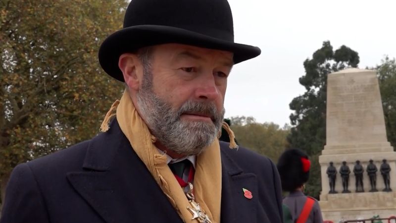 Ex-CGS Sanders proud to march with new Afghan veterans group at Remembrance