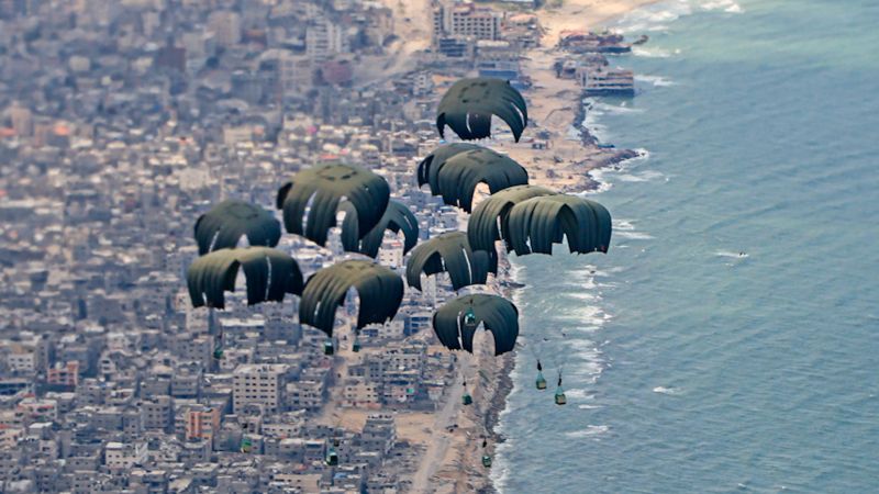 RAF successfully completes second airdrop of essential aid to Gaza