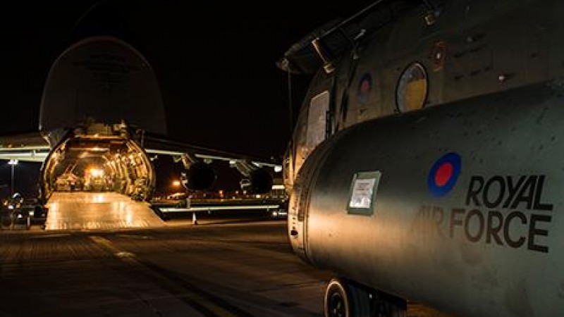 RAF Troops Assist With Nepal Relief Effort
