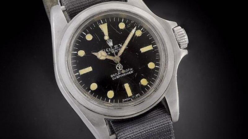 Rare Royal Navy Submariner's Watch Sells For £120,000 At Auction