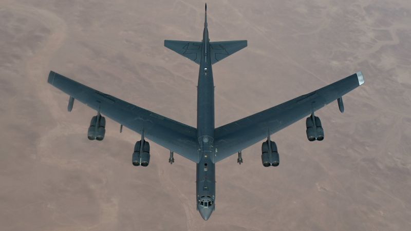 ISIS targets struck in mass airstrike by USAF bombers and ground attack ...