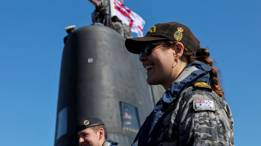 HMS Anson docks in Australia as Aukus partners begin first joint ...
