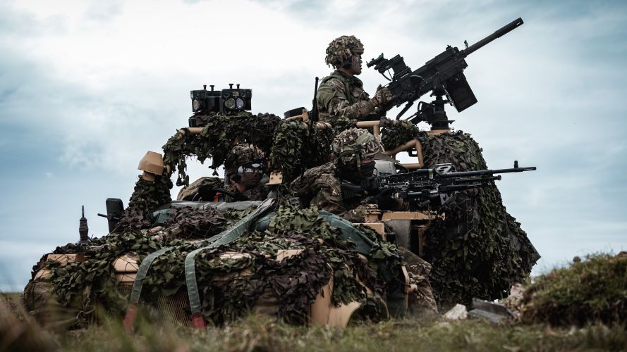 Army's Global Response Force put to the test on Salisbury Plain