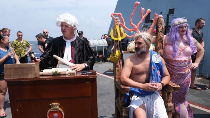 Crossing the Line explained: Centuries-old Navy tradition to gain ...