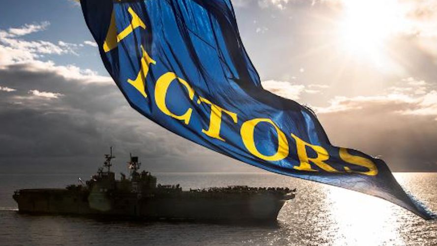 US naval task groups sail in formation in Mediterranean amid tension in ...